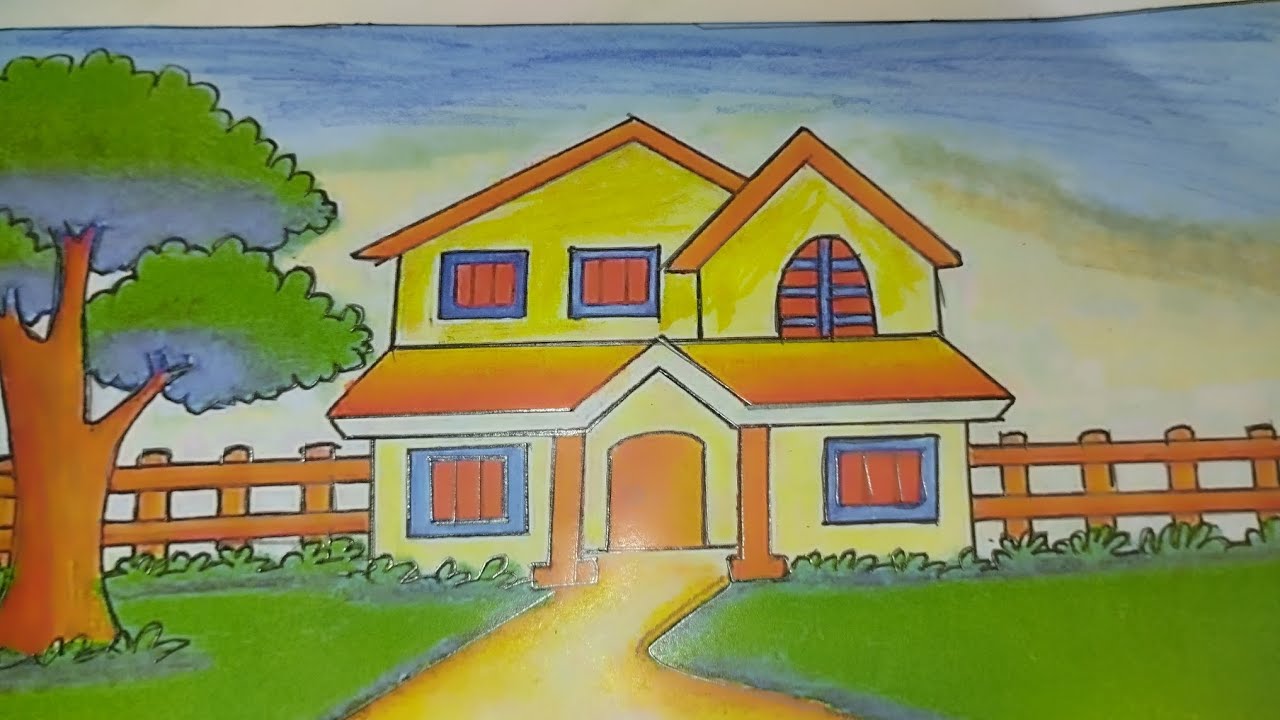 Beautiful Sencery drawing | How to draw a beautiful Sencery step by ...