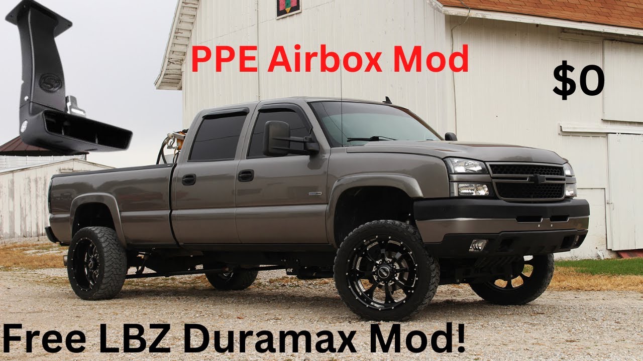 Free PPE Airbox Mod LBZ Duramax - YouTube