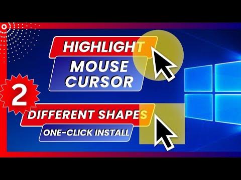 How to Highlight Mouse Pointer Highlight Mouse Cursor Free Windows 10 Windows 11 Mouse ...