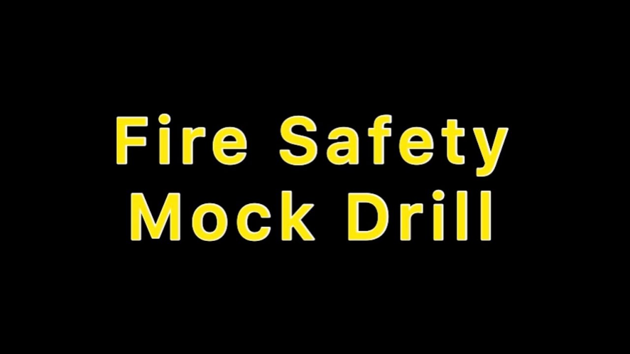 Fire Safety Mock Drill | Code Red Mock Drill | RACE - PASS - YouTube
