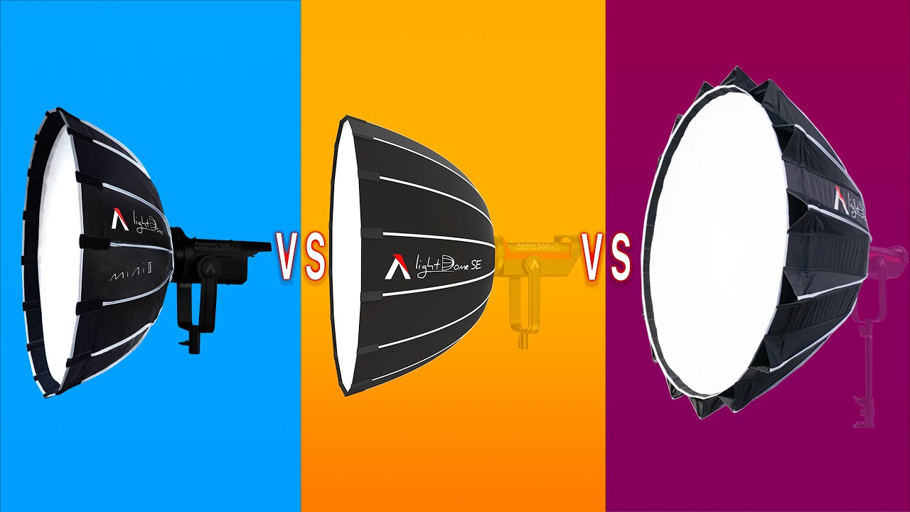 Aputure Light Domes Comparison: Which One Is Right For YOU? - YouTube