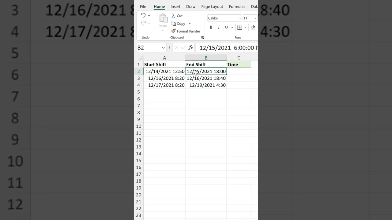 How To Calculate Hours Worked In Excel shorts YouTube How To Calculate Hours Worked In Excel shorts YouTube