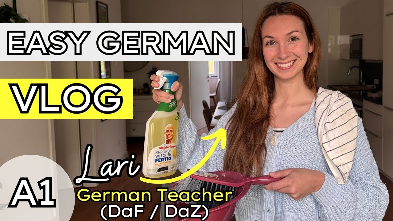German Learning Vlog for Absolute Beginners | COMPREHENSIBLE INPUT ...