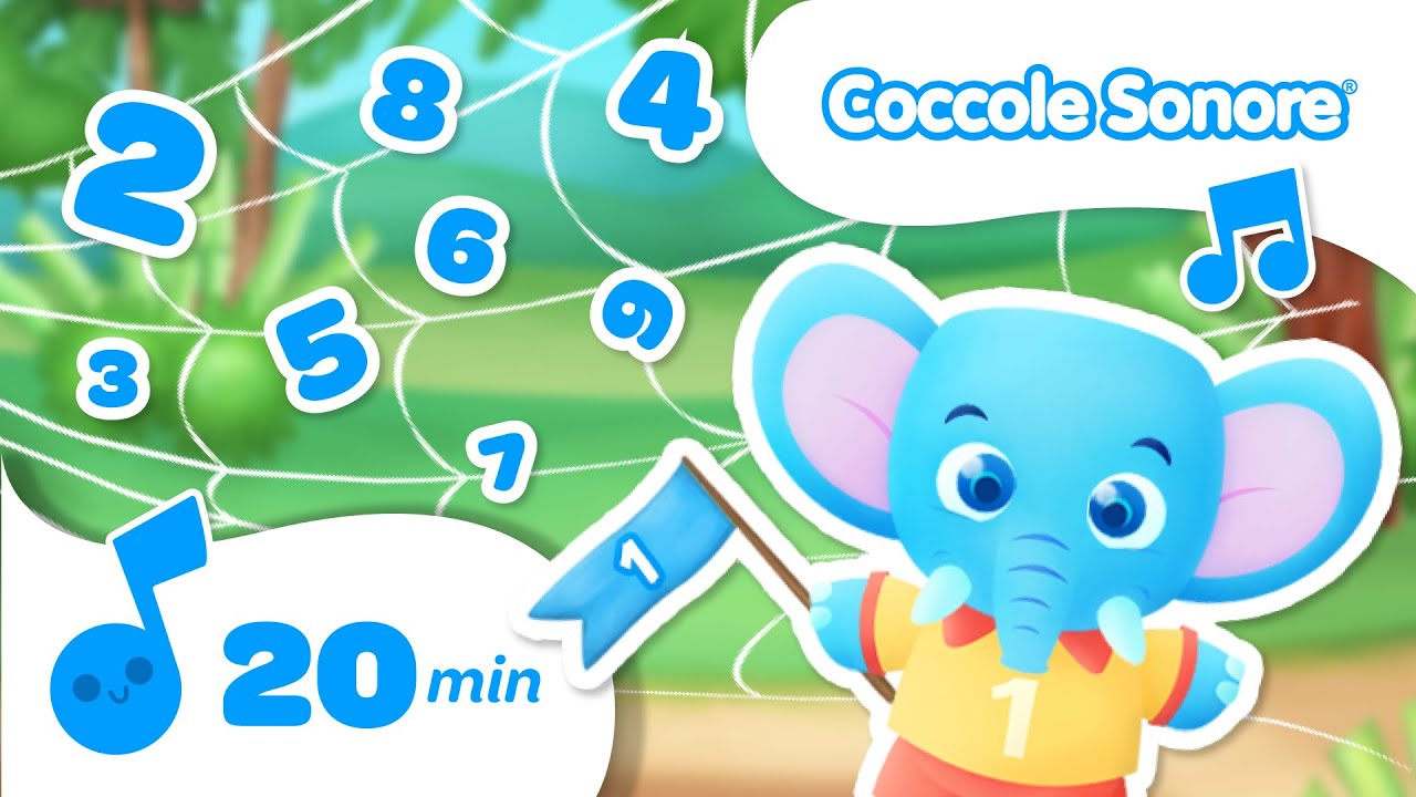 🐘 Un elefante si dondolava - Canzoni per Bimbi sui Numeri - Coccole ...