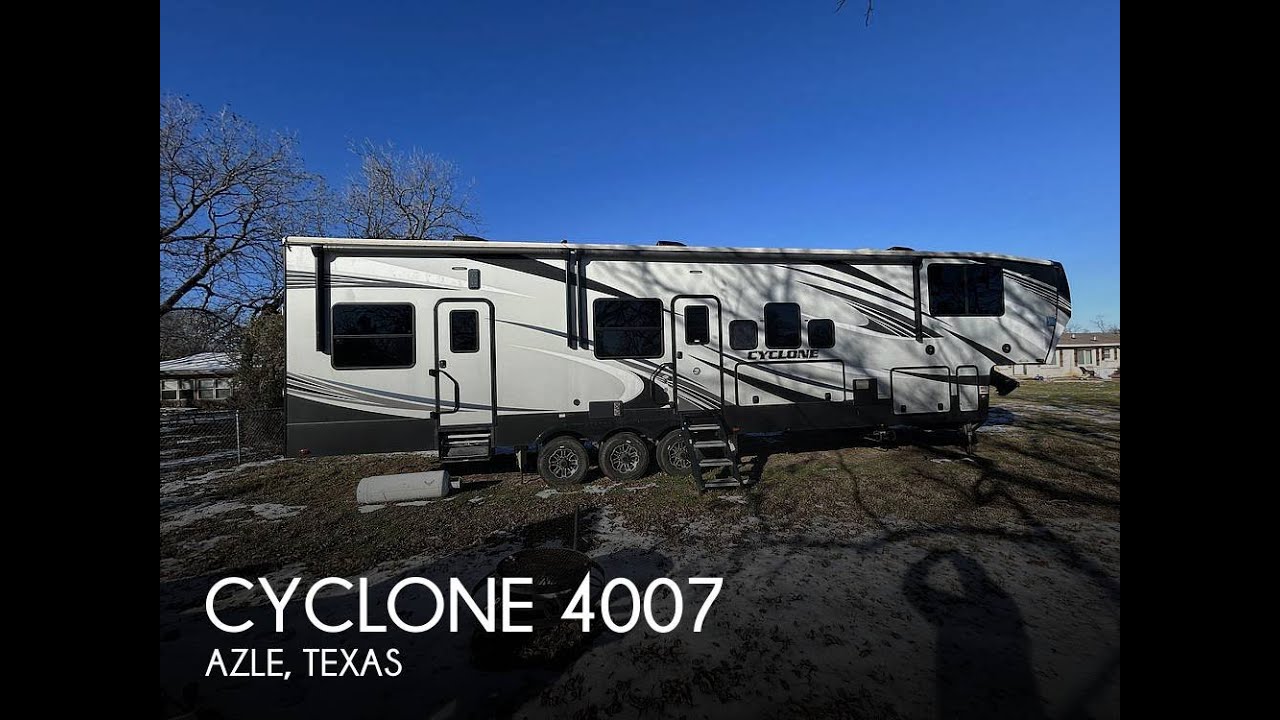 Used 2021 Cyclone 4007 for sale in Azle, Texas - YouTube