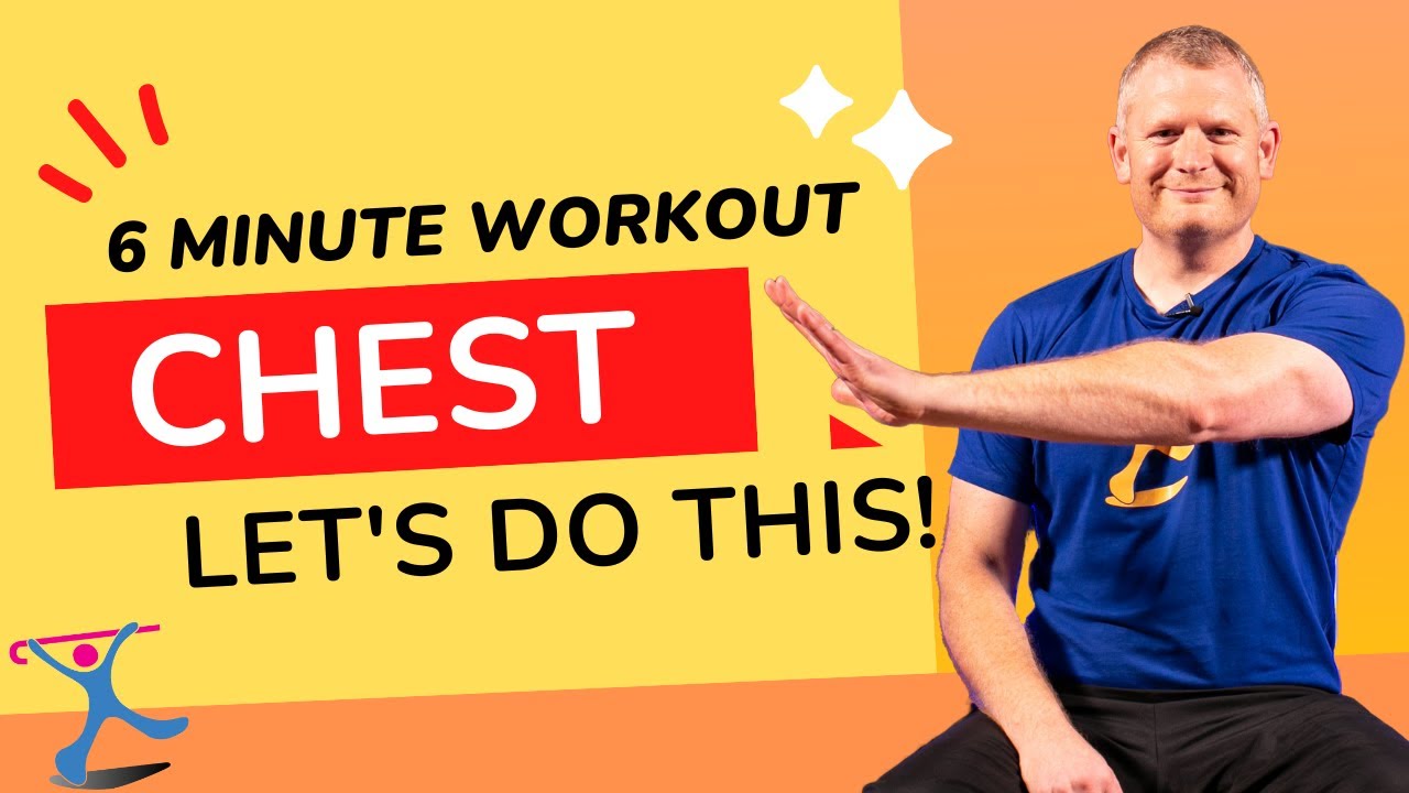 Simon Roll 6 Minutes Seated Chest Workout. Senior Fitness - YouTube