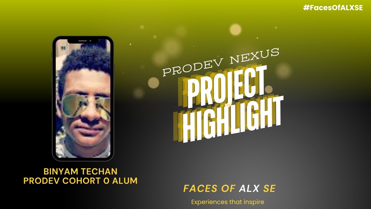 Binyam Techan: ProDev Nexus Project - YouTube