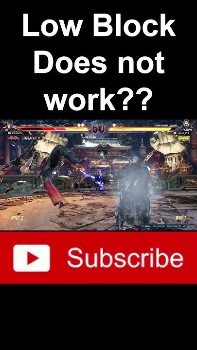 TEKKEN 8- Low Block Does Not Work?? #tekken8 #pewgf #kazuya #youtubeshorts #motech #heihachi # ...