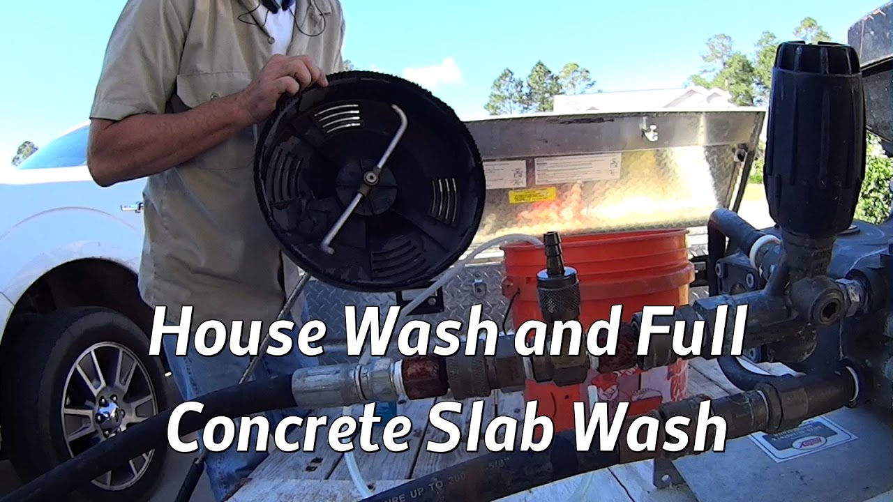 Full Concrete Slab Wash - 2 Story House Wash - Bin Cleaning - MAIL CALL ...