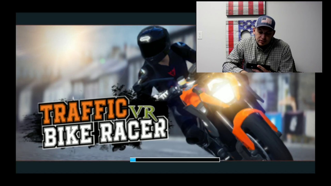 Vr Headset with Gameplay VR Bike Racer - YouTube
