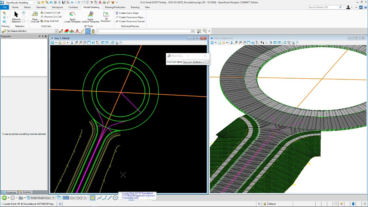 GDOT Civil Cells - Roundabout 01 - YouTube