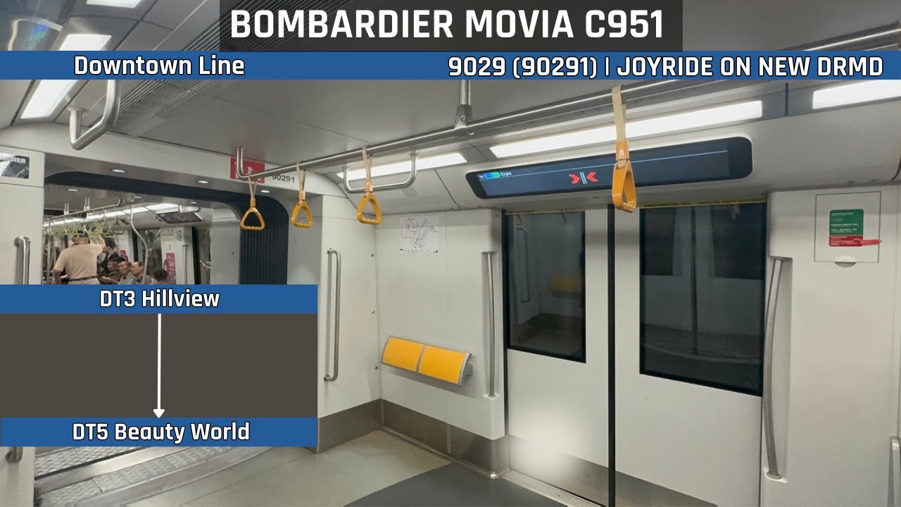 [Ride on NEW DRMD C951] 🔵 Bombardier Movia C951 (9029) [Beauty World → ...