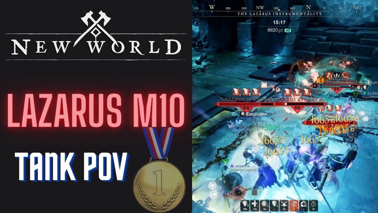 New World - Lazarus M10 Gold [Tank POV] - YouTube