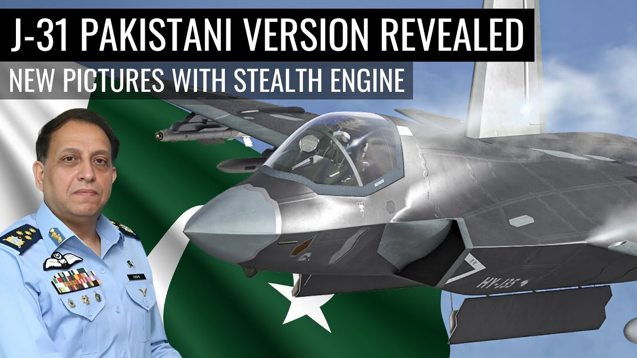 J-31 Pakistani version revealed | New pictures with Stealth Engines | Defence Outpost - YouTube