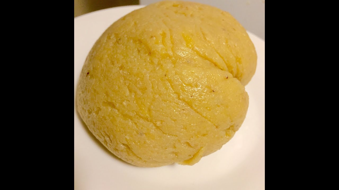 How to use Plantain to make 'Amala' - YouTube