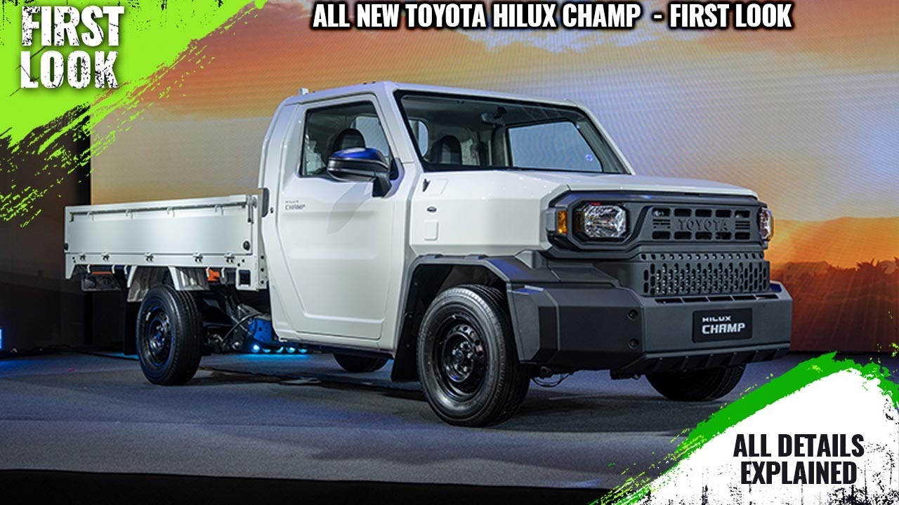 All New Hilux Champ Launched In Thailand - Price From 459,000 baht ...