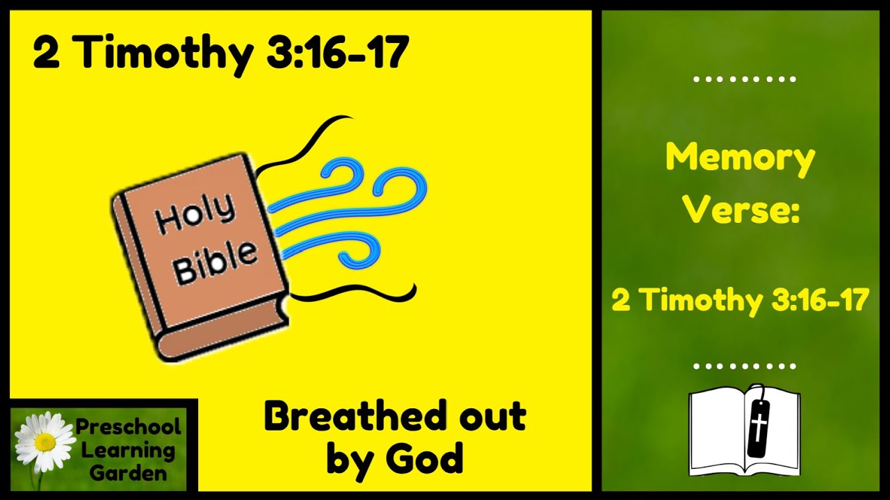 2 Timothy 3: 16-17 Memory Verse for Kids - YouTube