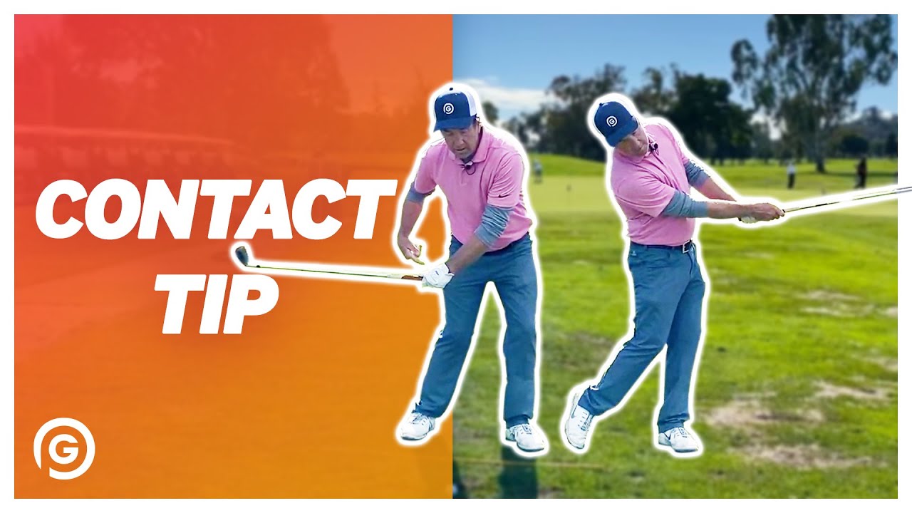 Golf Contact Drills - Iron Swing Tip - YouTube
