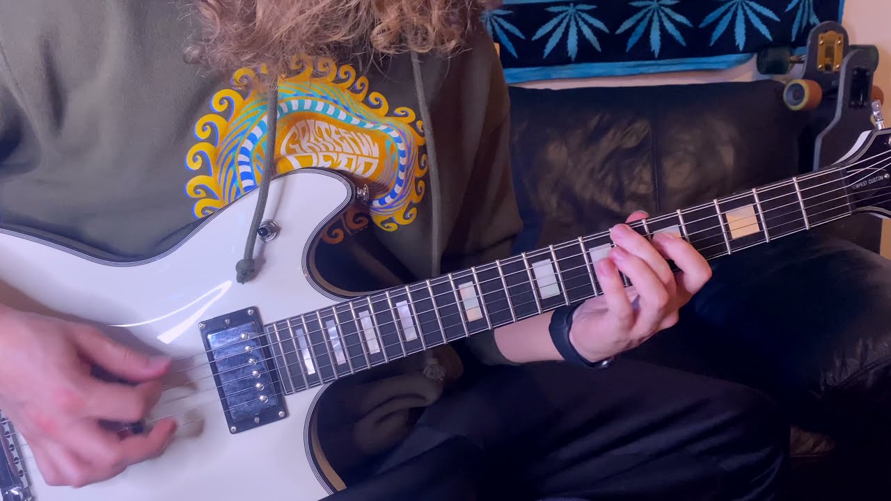 The Beast - Mastodon intro cover w/ tutorial - YouTube