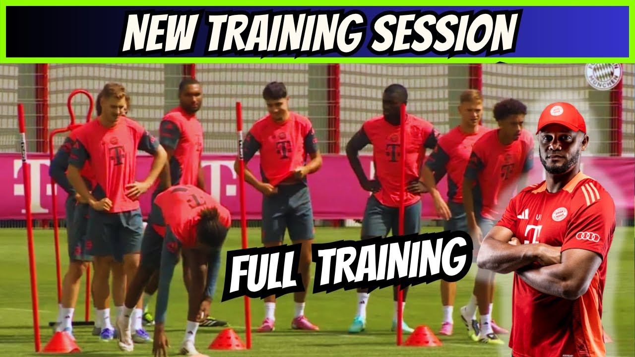 🎯FC Bayern Munich / New Training Session By Vincent Kompany - YouTube