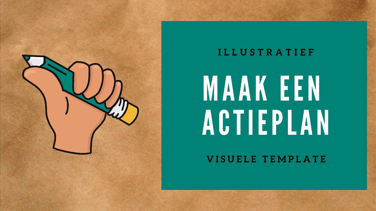 Visuele template: maak een visueel actieplan - YouTube