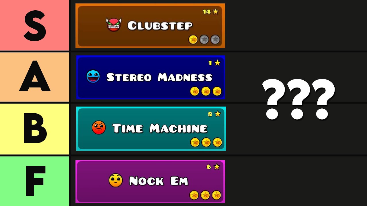 Ranking Every RobTop Level in Geometry Dash - YouTube