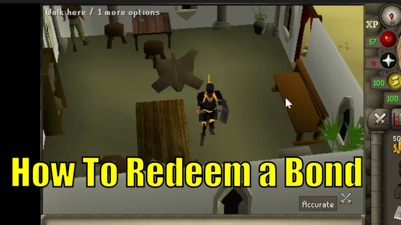 How to Redeem a Bond in OSRS - YouTube