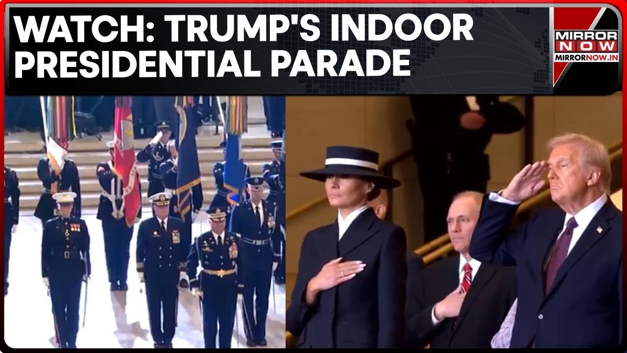 Trump Participates In First Honors Ceremony At US Capitol; Presidential ...
