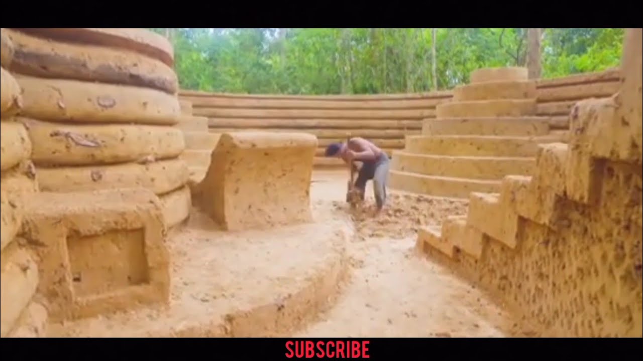 House And Swimming Pull Build In Jungle - YouTube