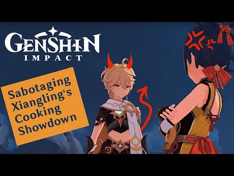 Sabotaging Xiangling's Cooking Competition | Genshin Impact - YouTube