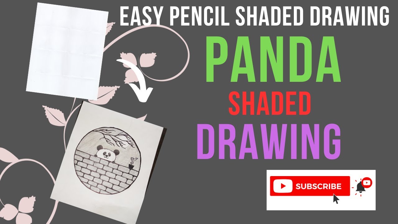Easy Pencil shading Drawing of Panda - YouTube