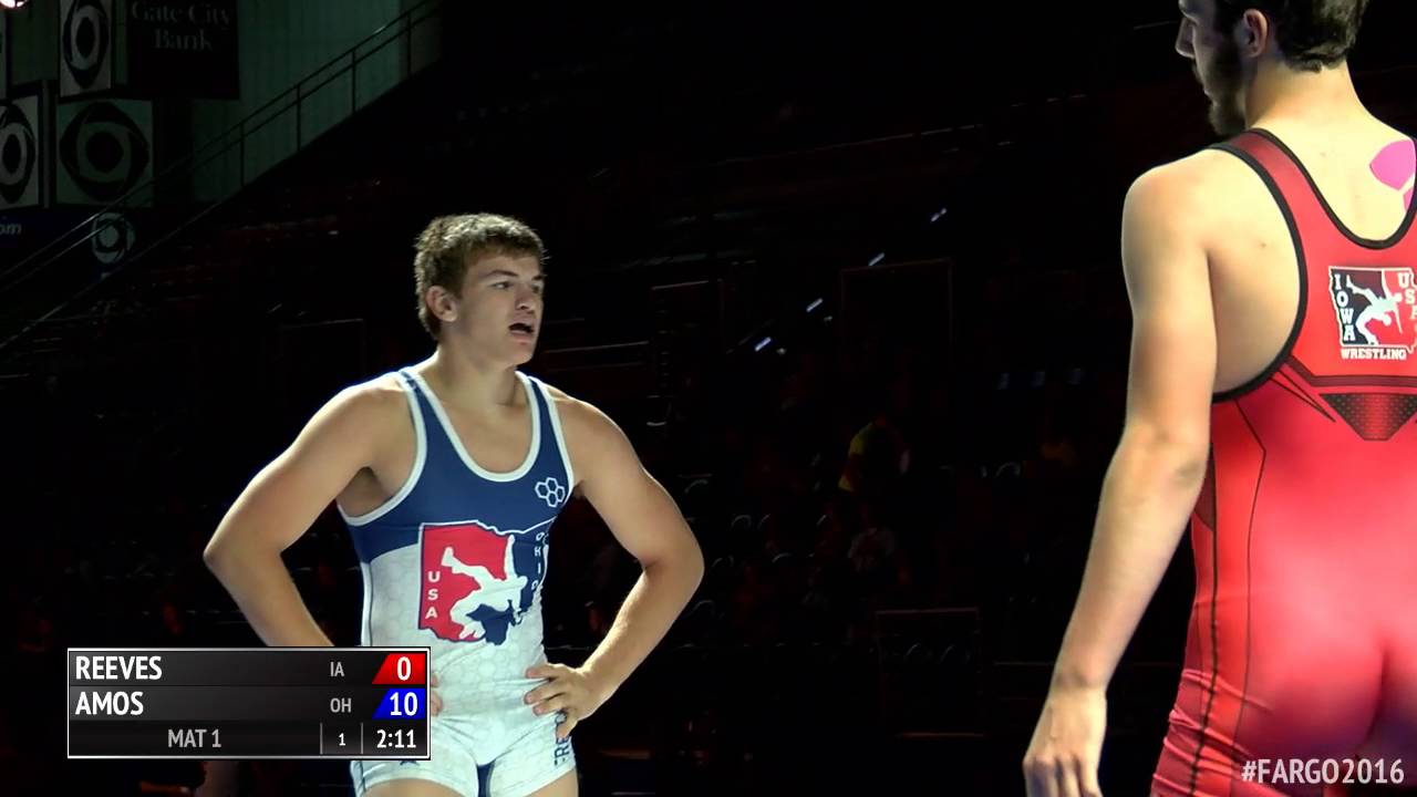 195 f, Braxton Amos, WV vs Kaleb Reeves, IA - YouTube