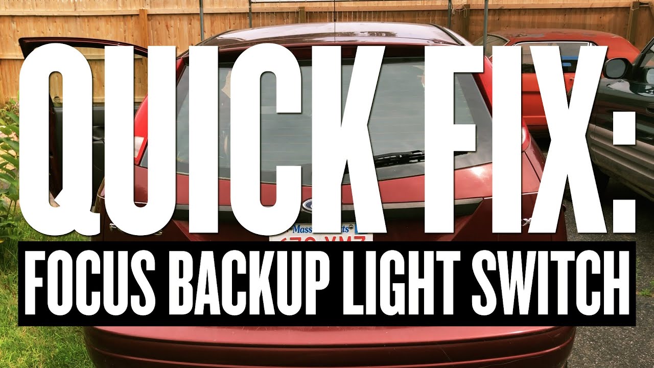 2006 Ford Focus: Backup Light Switch - YouTube