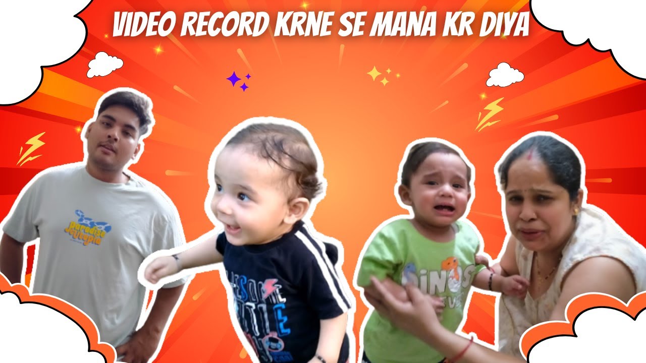 Video Record krne se mana kr diya 😨 | Vlog 26 | The Rikhari Family Vlog ...