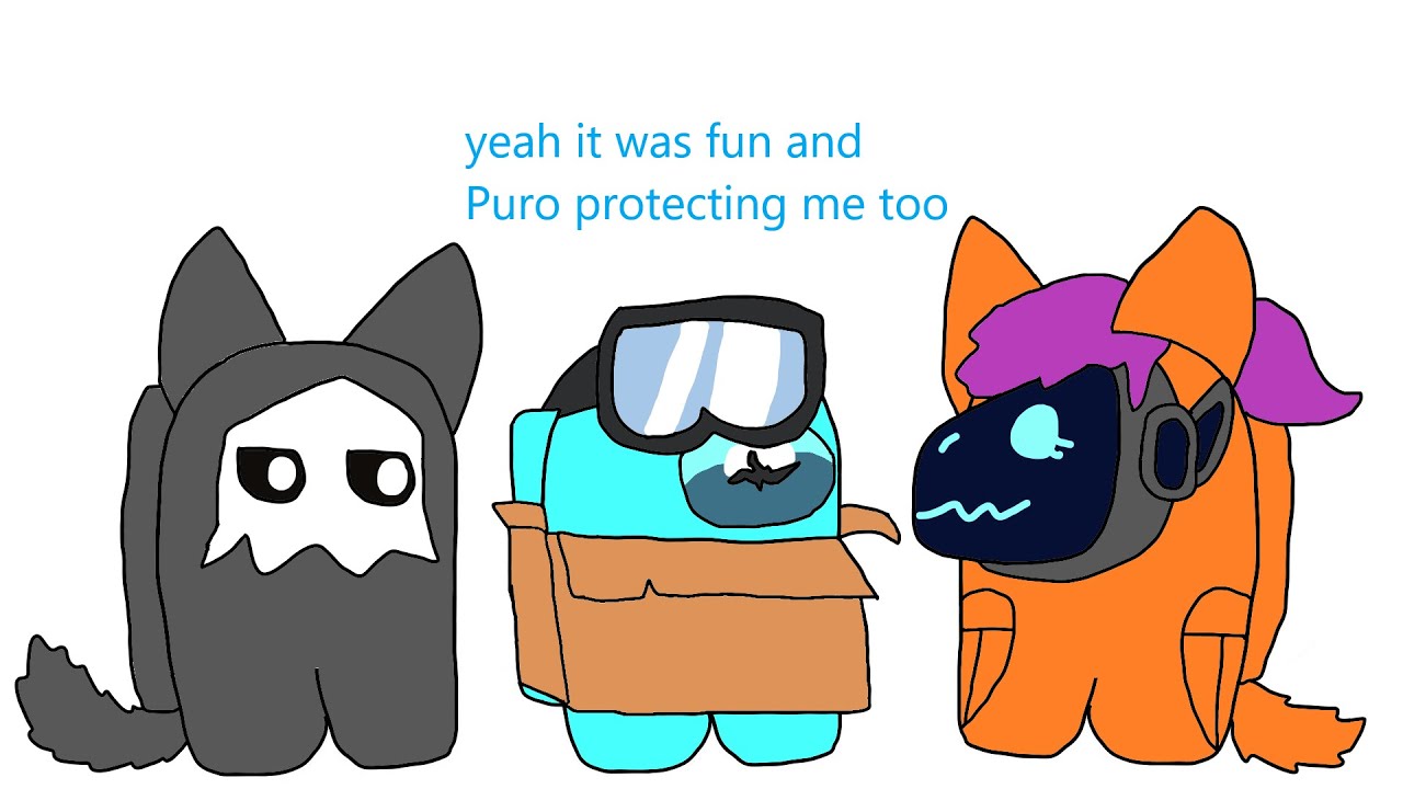 My OC in game(Boxbox) and Puro come back from minecraft - YouTube