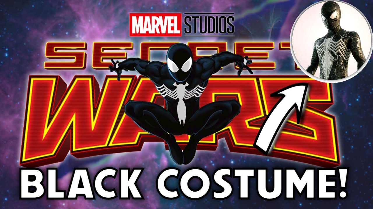 Tom Holland BLACK SYMBIOTE COSTUME for SECRET WARS!! MCU Spider man ...