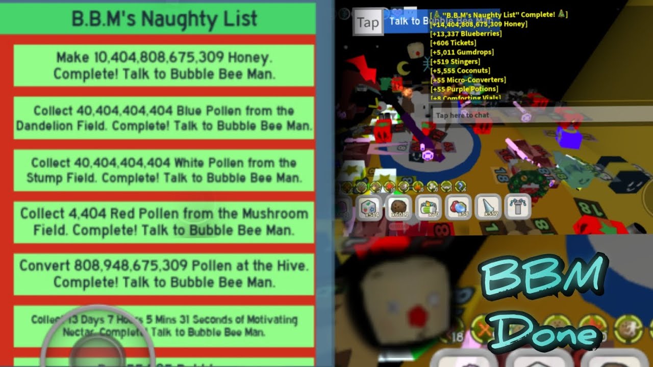 BBM off the list! | Roblox Bee Swarm Simulator - YouTube