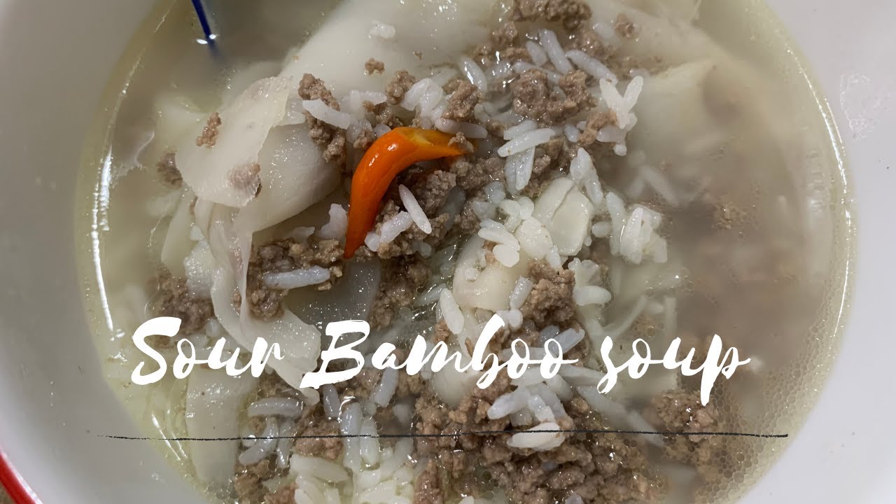 (HMONG FOOD) sour bamboo soup - YouTube