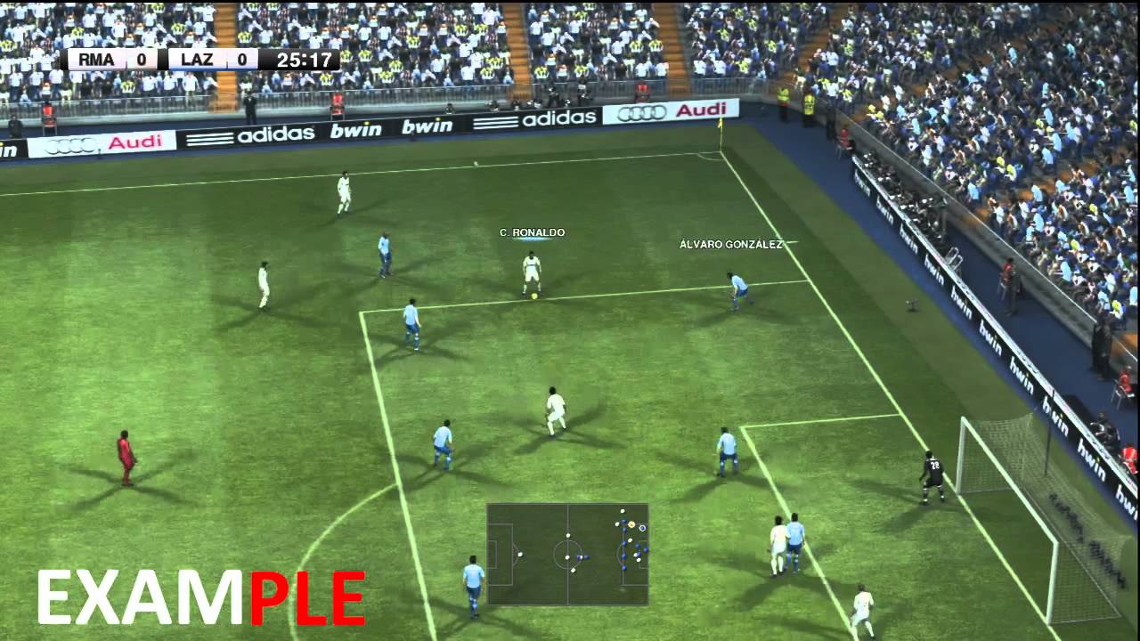 PES 2012 Ronaldo Footwork Tutorial - Skills Tutorial 4 - YouTube
