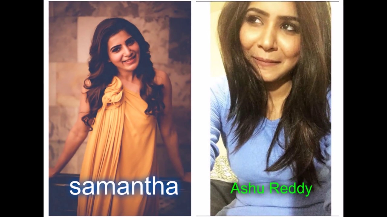 Ashu reddy look same as samantha ruth prabhu | junior samantha - YouTube