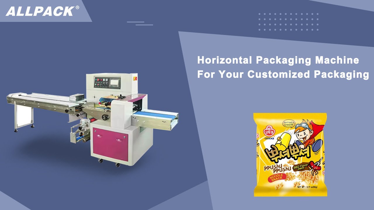 Horizontal Packaging Machine For Your Customized Packaging! - YouTube