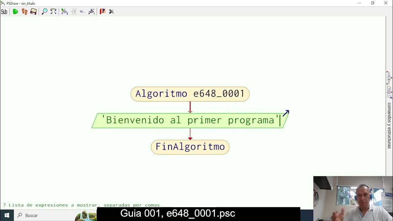 Aprender a programar en C ++ PseInt - Guia0001 - Programa para Saludar - YouTube
