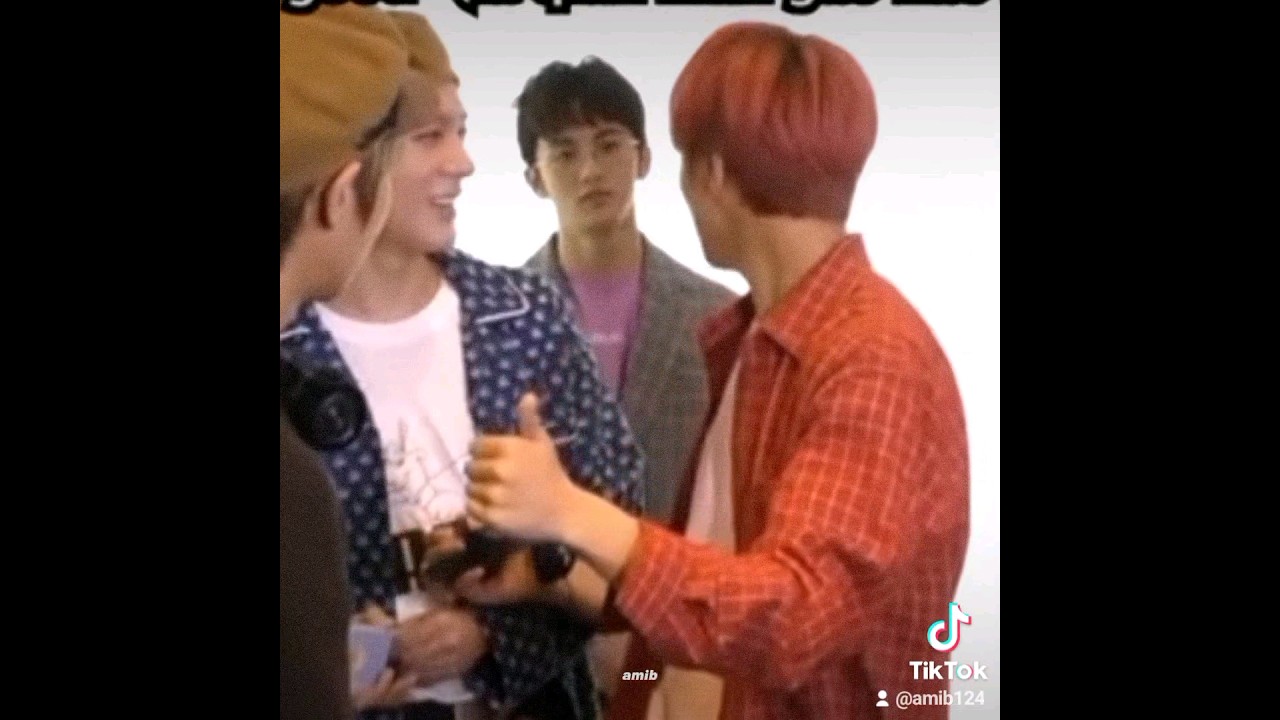 mark helped haechan to answer the question even though they're on a ...