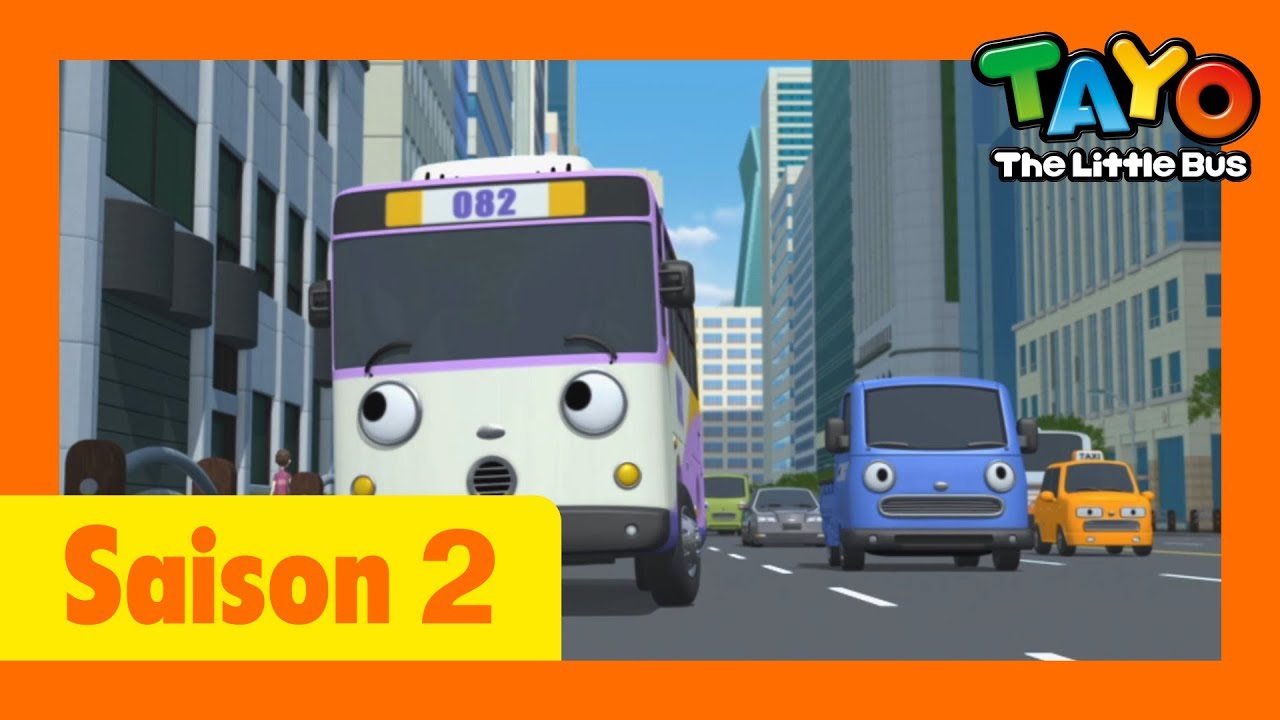 Tayo S2 EP7 l Nana visite la ville (avec sous-titré) l Dessin animé ...