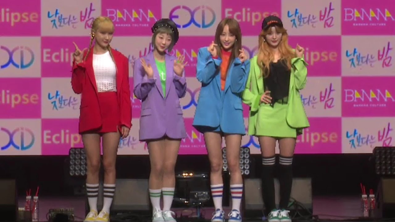 EXID 'Eclipse' Showcase Photo Time (이엑스아이디, 낮보다는 밤, Night Rather Than Day, 이클립스) - YouTube