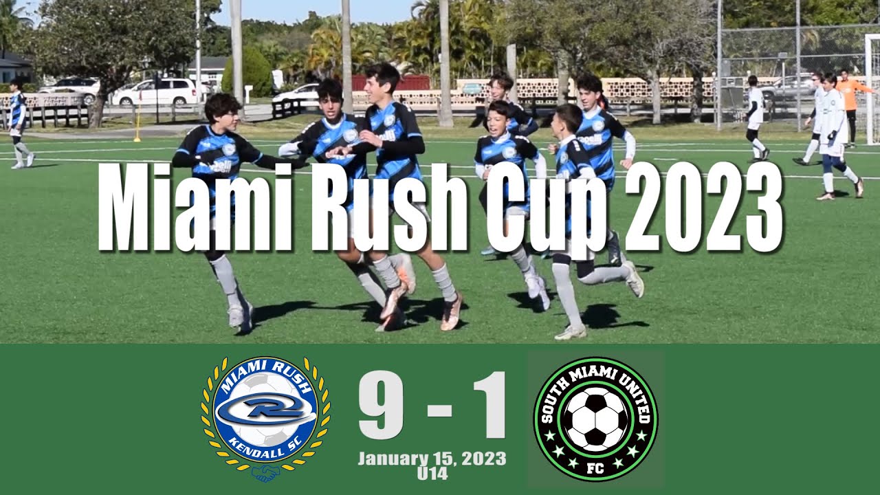 Miami Rush Kendall Select VS Vs South Miami United 2009 Black (U14 ...