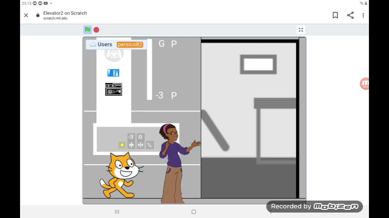Scratch goes on the lift - YouTube