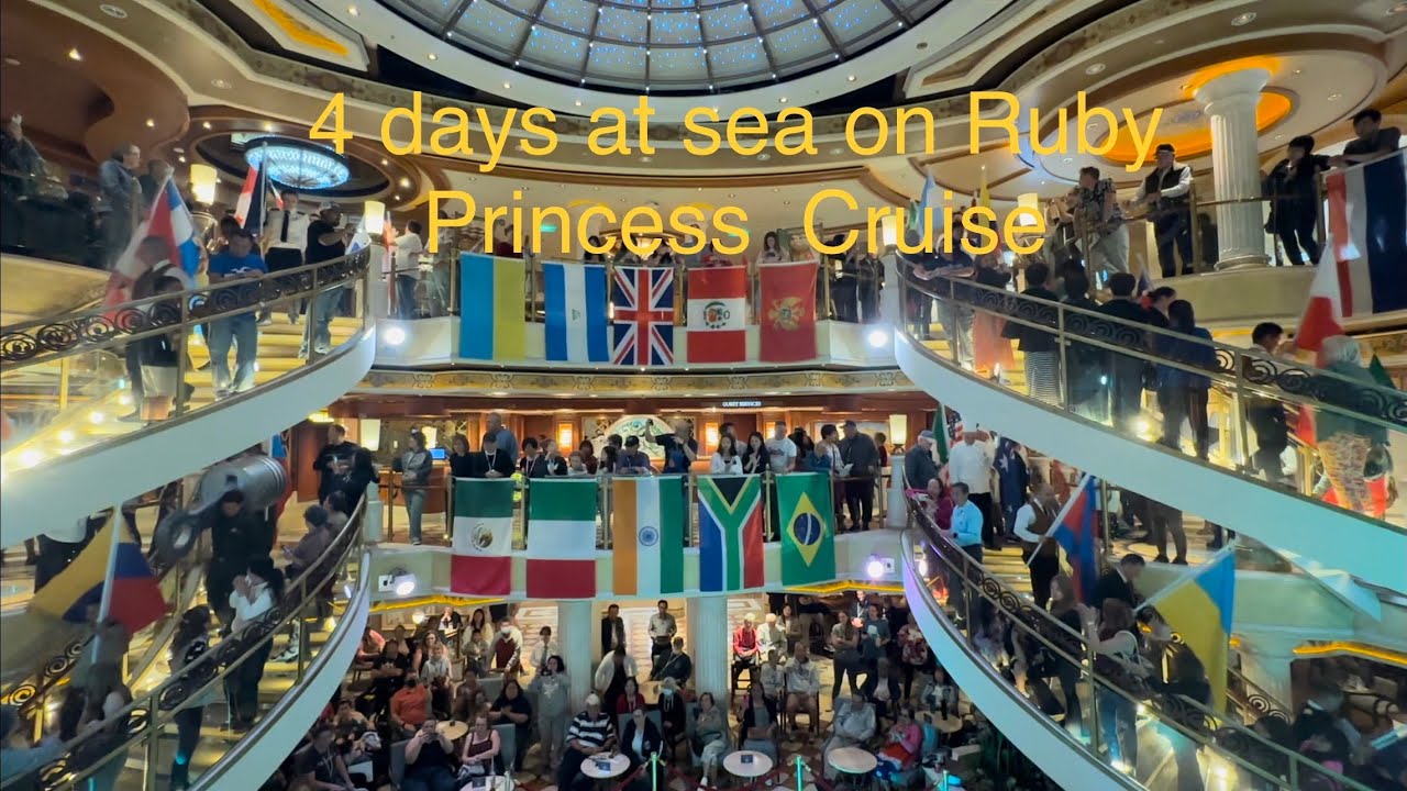 Touring Ruby Princess Ship, so much to do - YouTube
