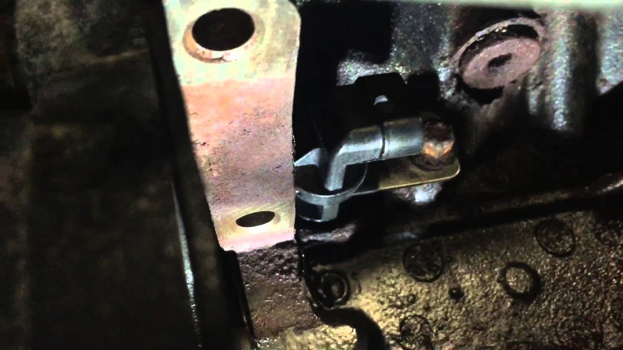 How to replace crankshaft sensor 2003H-2 - YouTube
