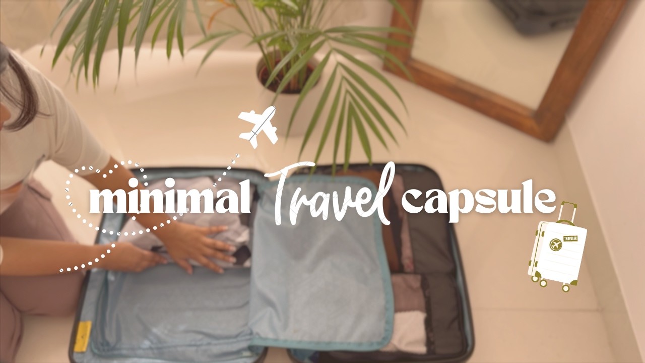 11-piece minimalist travel capsule wardrobe for a relaxing vacation🌴 ...